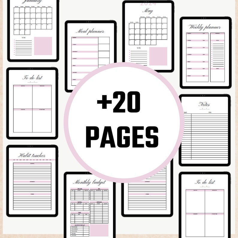 2024 Daily Planner / Daily Agenda /daily Diary for Goal-setting / Habit ...