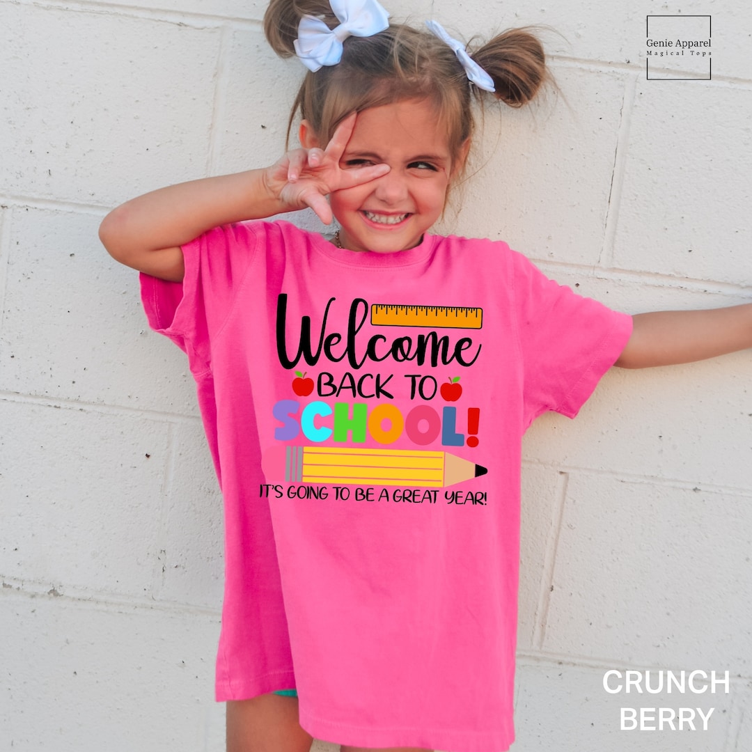 Welcome Back to School Shirt, Comfort Colors Back to School Shirt ...