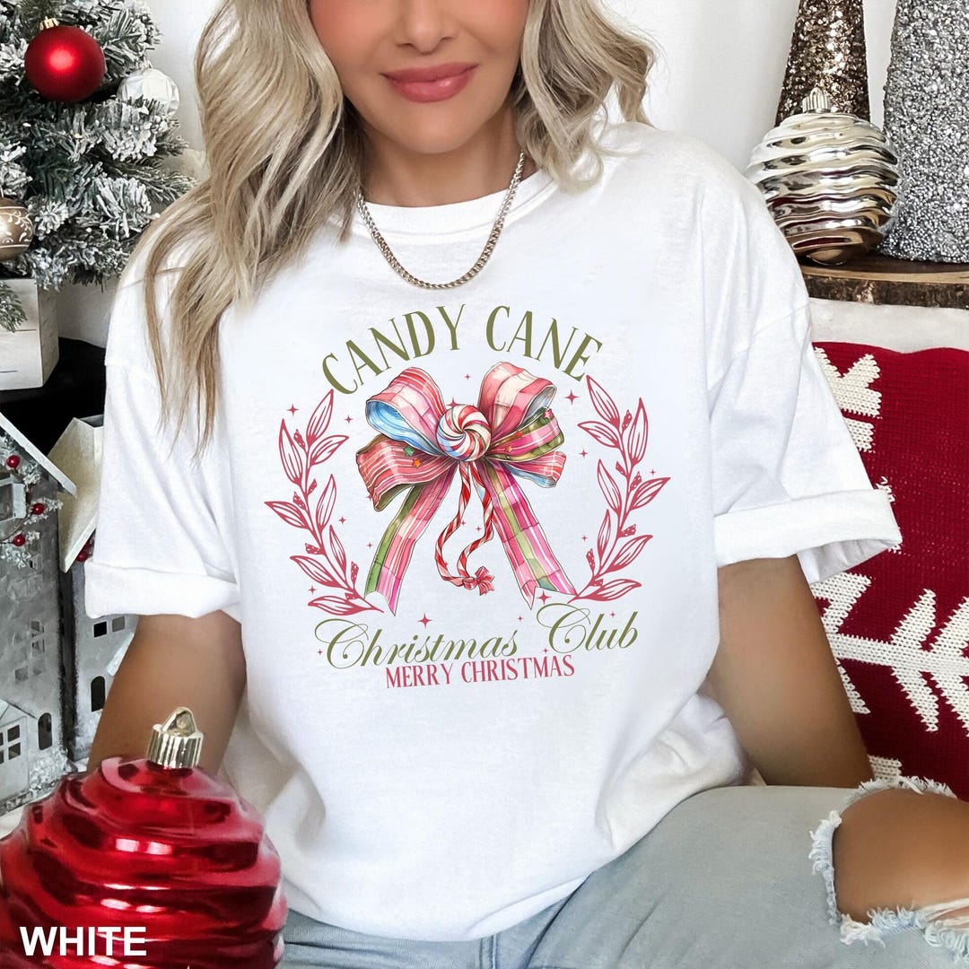 Candy Cane Christmas Shirt, Cute Christmas Shirt, Christmas T Shirt ...