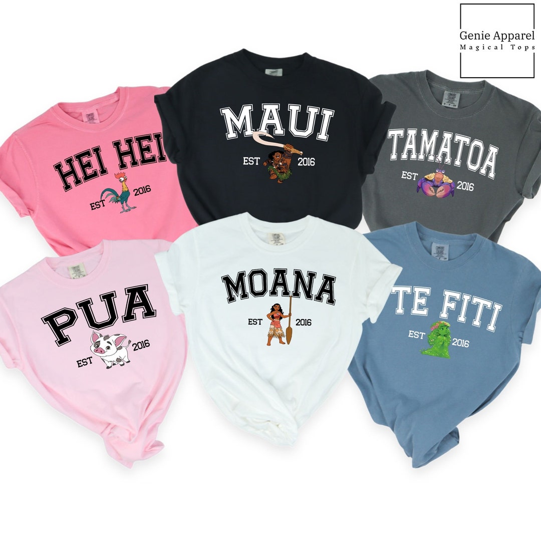 Custom Disney Moana Shirt, Comfort Colors Disney Shirt, Disney Moana ...