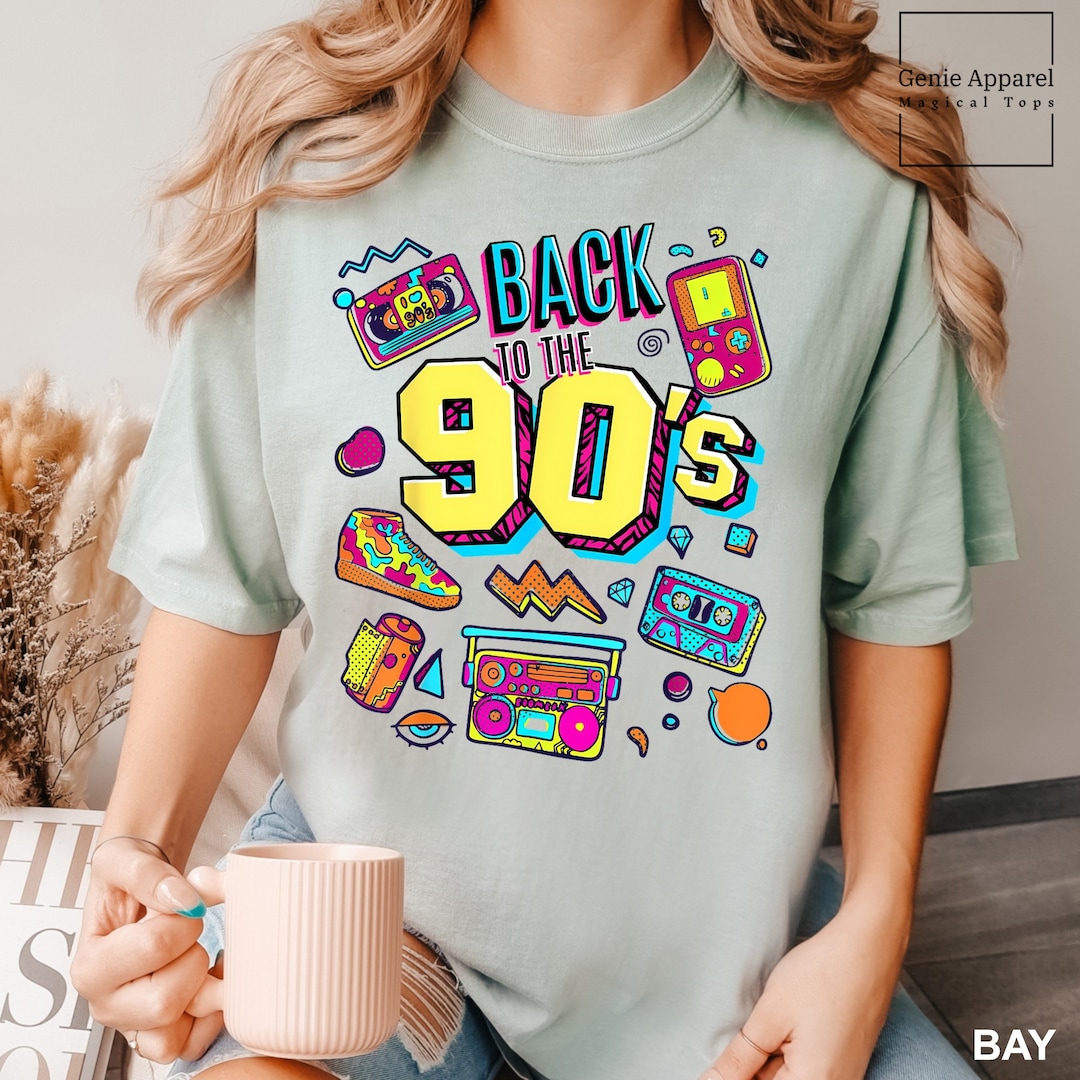Vintage Back to 90's Shirt, Comfort Colors 90s Shirt, 90s Party Shirt ...