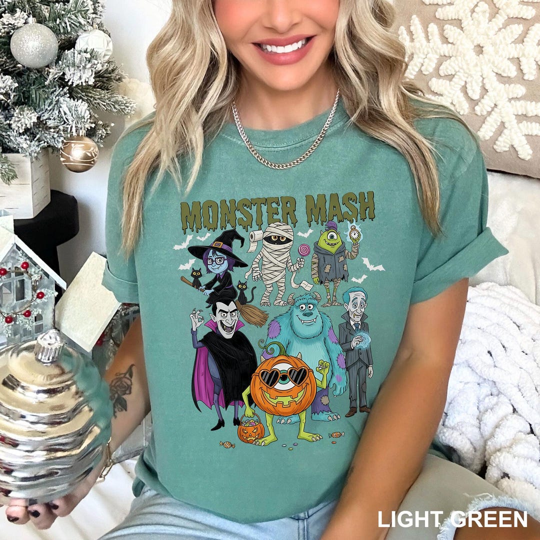 Retro Halloween Monster Mash Shirt, Comfort Colors, Halloween Monster ...