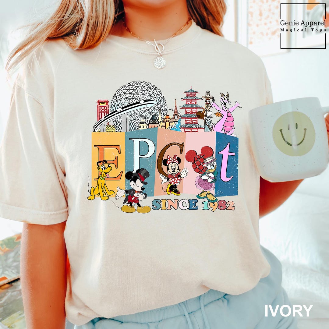 Disney Epcot Since 1982 Shirt, Comfort Colors Disney Shirt, Disney Trip ...
