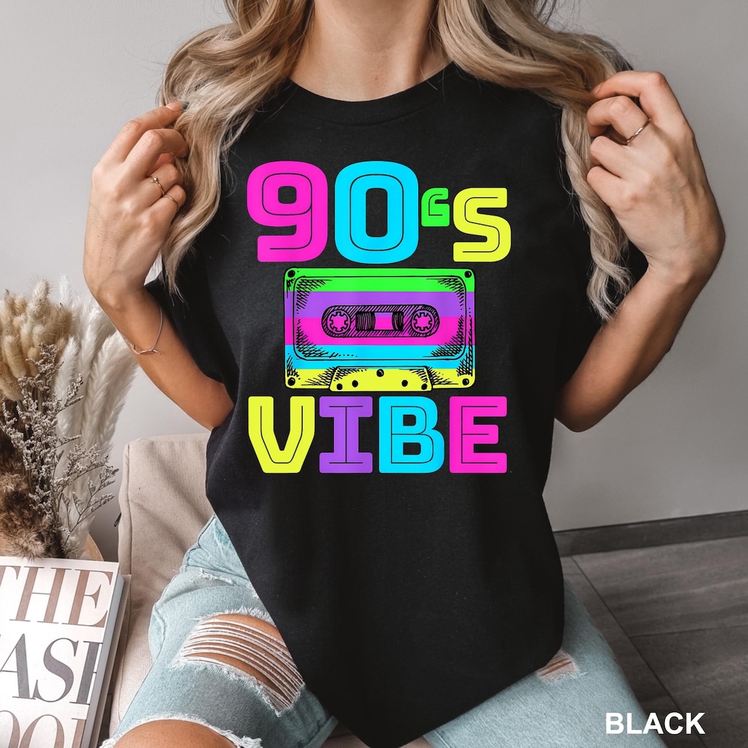 Retro 90'S Vibe Shirt, Comfort Colors 90S Shirt, 90S Party Shirt, 90S ...