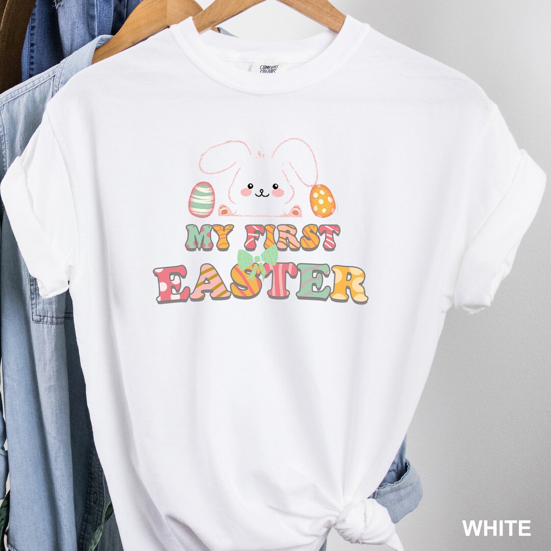 My First Easter Shirt, Comfort Colors Easter Shirt, Easter Family Shirt ...
