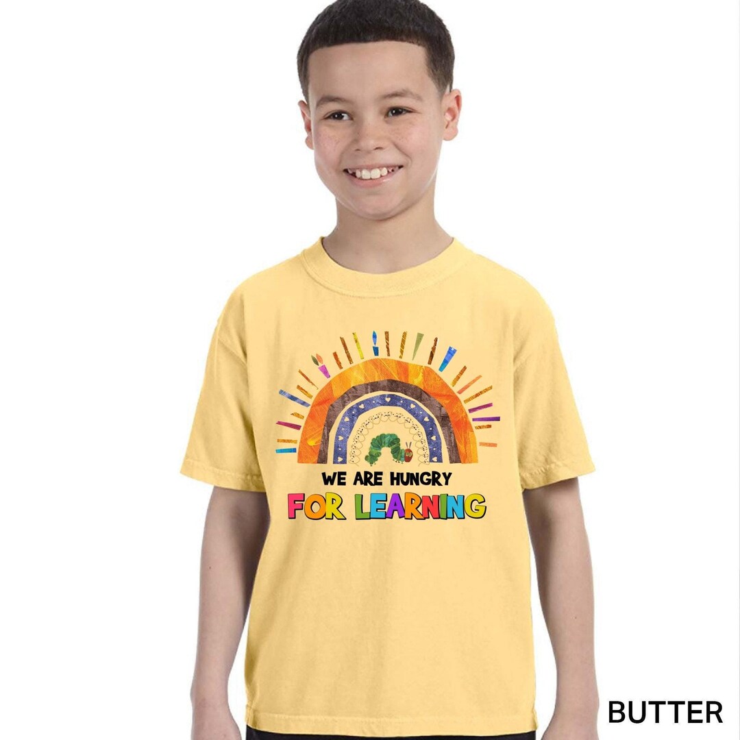 Hungry for Learning Shirt, Back to School Shirt, Comfort Colors Shirt ...