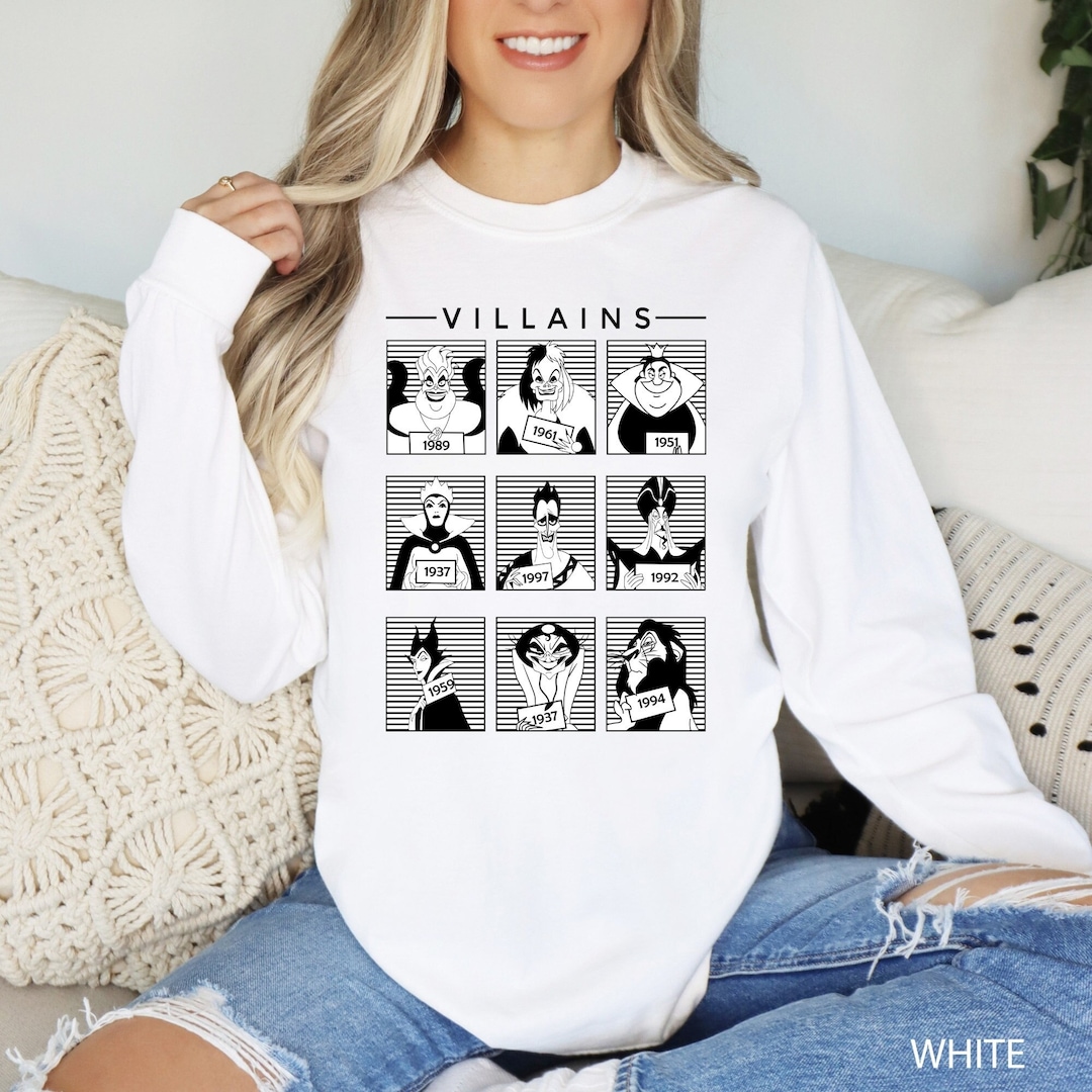 Disney Villains Shirt, Comfort Colors Disney Shirt, Disney Family Shirt ...