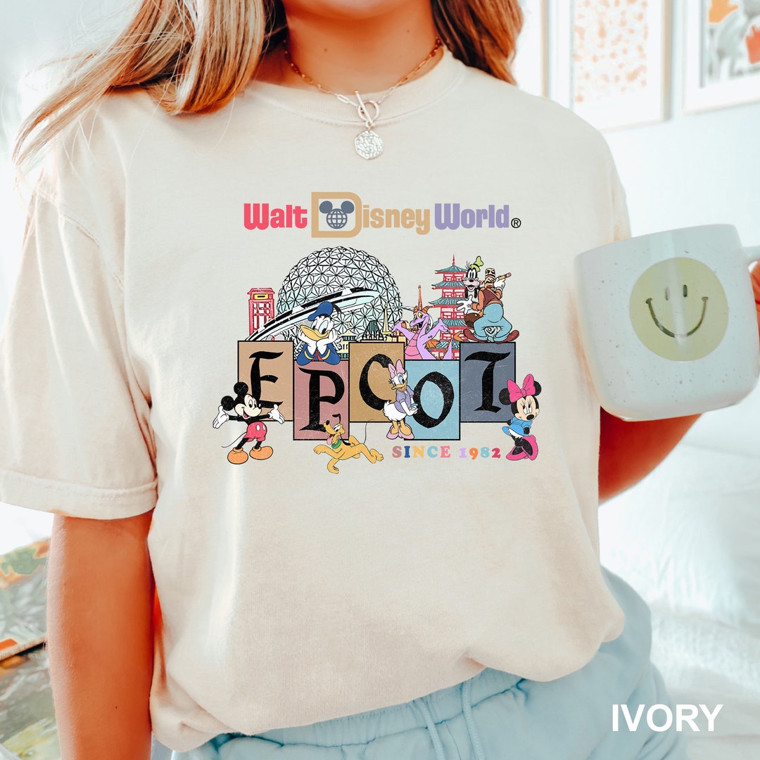 Walt Disney World Epcot Shirt, Comfort Colors Disney Shirt, Disney ...