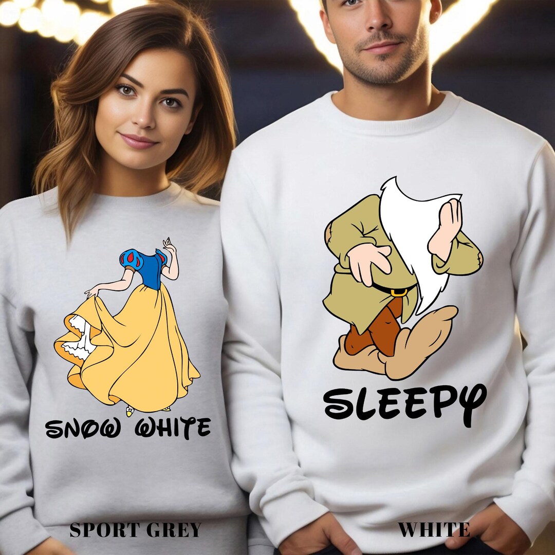 Snow White and Seven Dwarfs Custom Sweatshirt,matching Group Sweatshirt ...