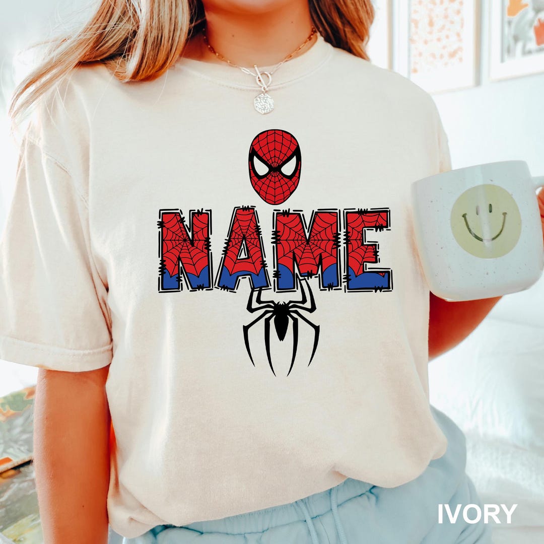 Spiderman, Spiderman Shirt, Personalized Spiderman Shirt, Customize ...
