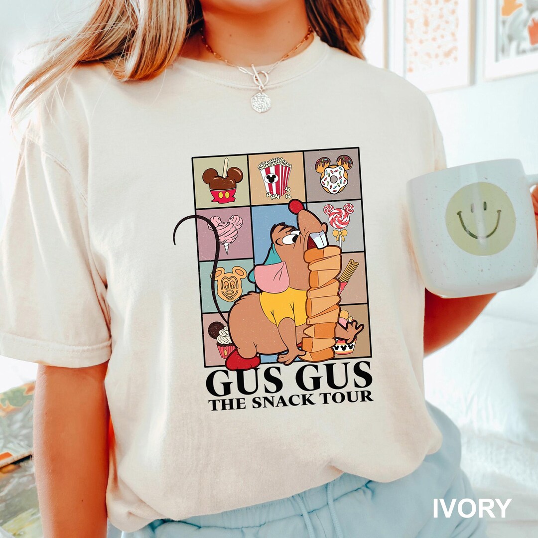 Funny Gus Gus the Snack Tour Shirt, Comfort Colors, Cinderella Gus Gus ...