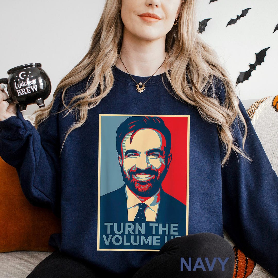 NYC Mayor Zohran Mamdani Sweatshirt, NYC Democracy Crewneck, Turn the ...