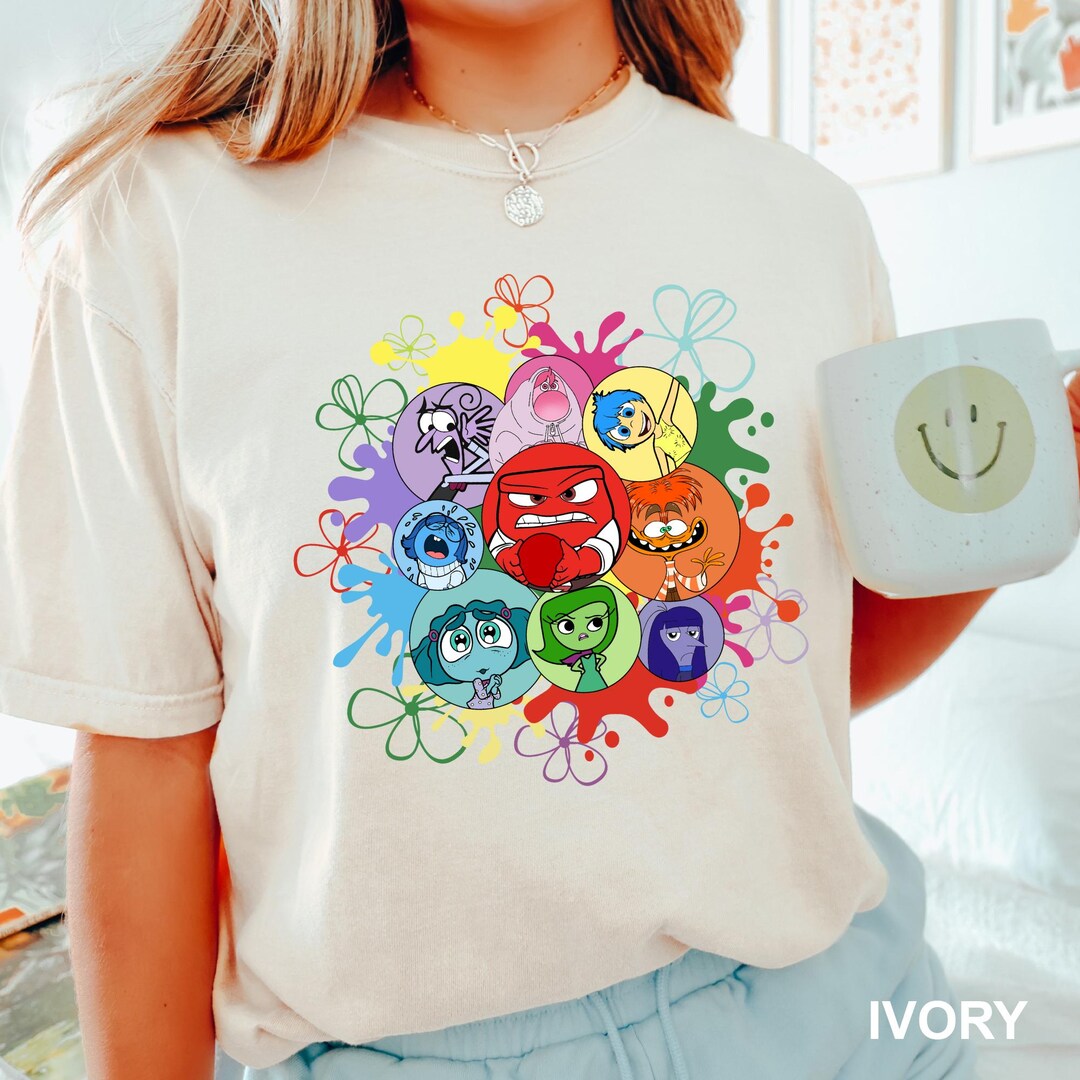 Inside Out Characters, Pixar Inside Out Shirts, Pixar Inside Out 2 ...