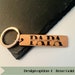 Personalized Engraved Stainless Steel Keychains, Customizable Key ...