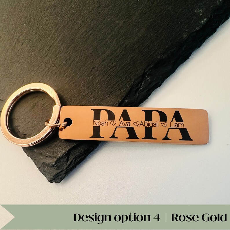 Personalized Engraved Stainless Steel Keychains, Customizable Key ...