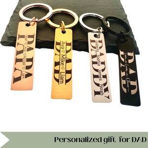 Personalized Engraved Stainless Steel Keychains, Customizable Key ...