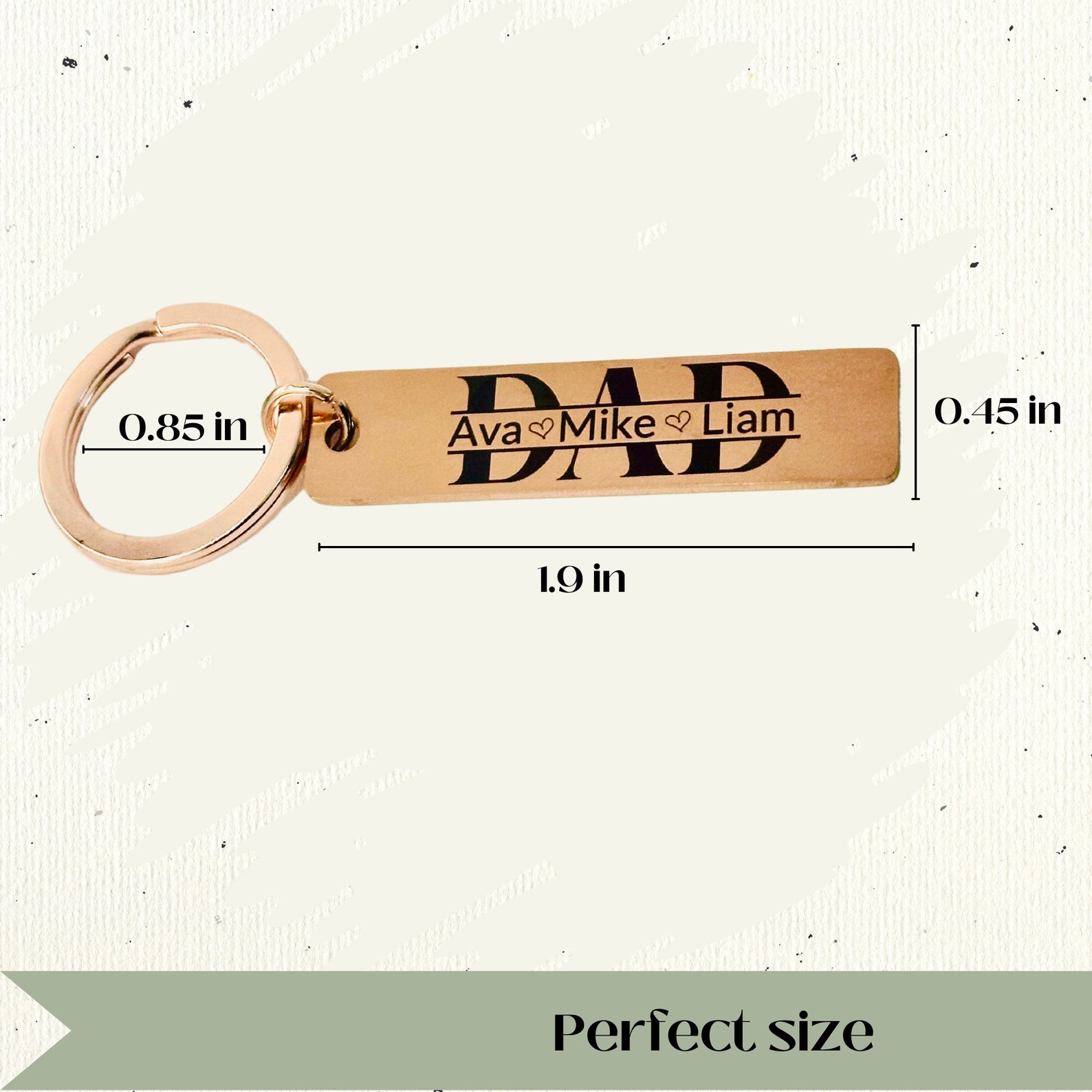 Personalized Engraved Stainless Steel Keychains, Customizable Key ...