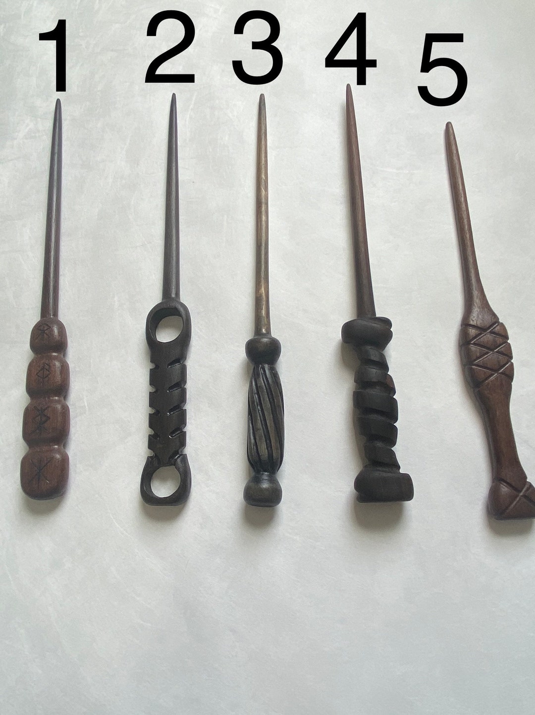 Custom Hand-carved Wands - Etsy
