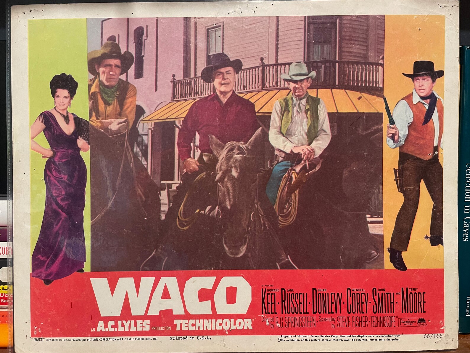 Waco (1966) Western Movie Lobby Card W/ Howard Keel, Jane Russell (66/166) - Etsy