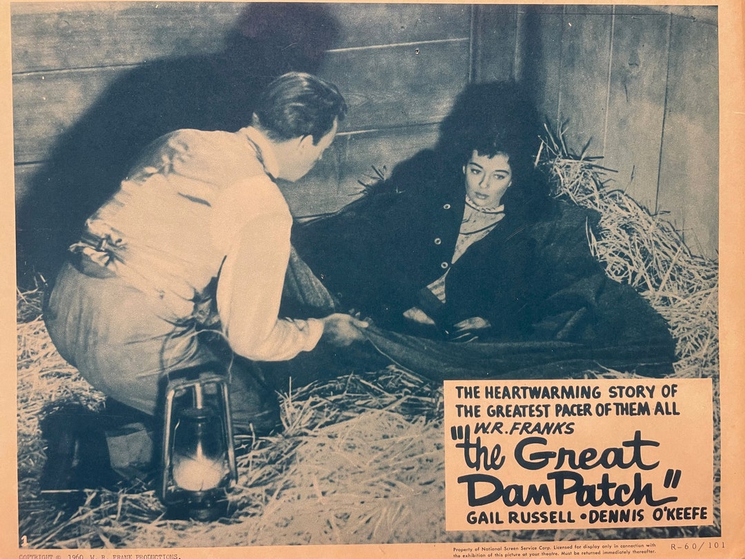 The Great Dan Patch (1949) Western Movie Lobby Card (copyright 1960) W/ Gail Russell - Etsy