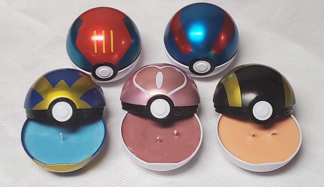 Poké Ball Candle - Etsy
