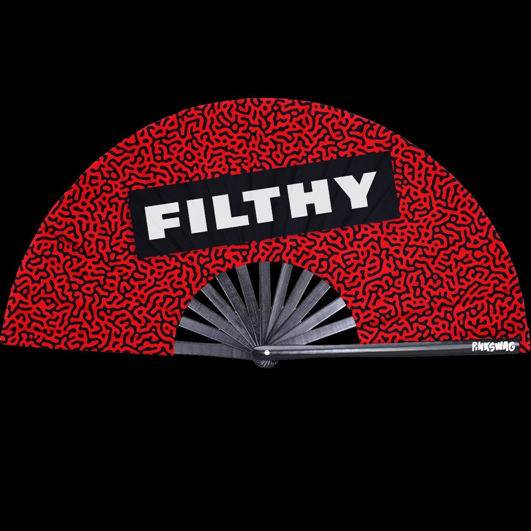 Bold and Sassy Hand Fan filthy Design Perfect for Parties, Pride, and ...