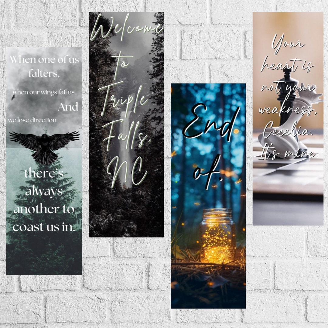 LICENSED Ravenhood Series Trilogy Bookmark Bundle PT2|| Holographic ...