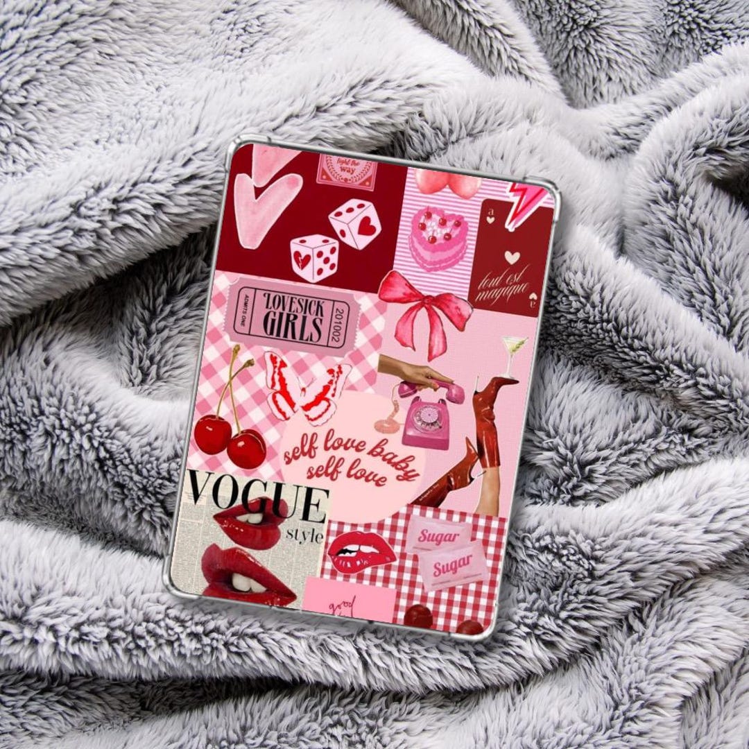Cute Cardstock Kindle Case Insert, Paper Insert Clear Kindle Case ...