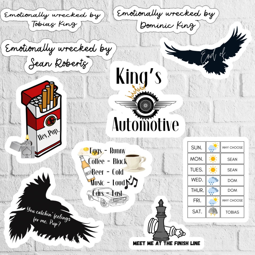 LICENSED Ravenhood Trilogy Sticker Bundle: Licensed Booktok Smut ...