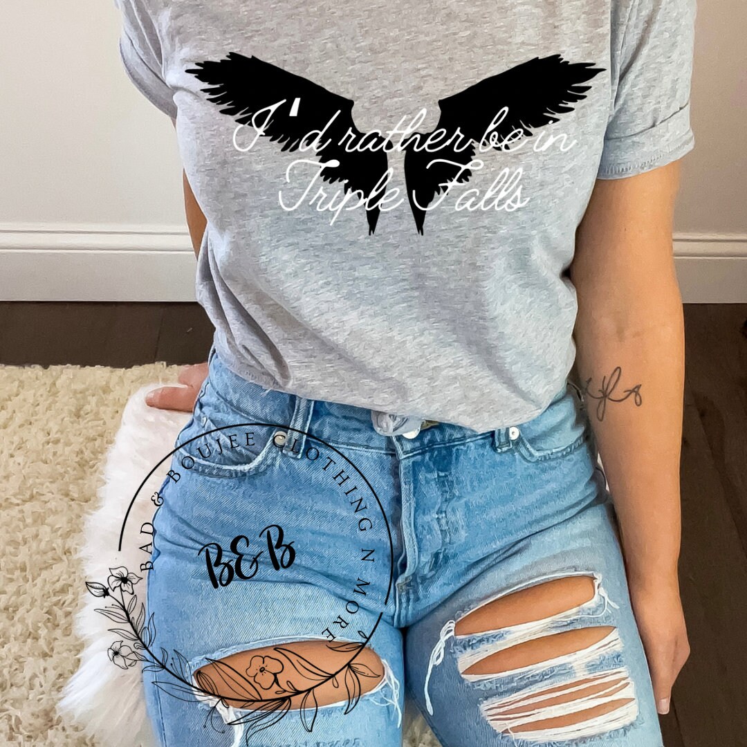 LICENSED Ravenhood Series|| I’d Rather Be in Triple Falls|| Bookish Merch, Bookstagram - Etsy