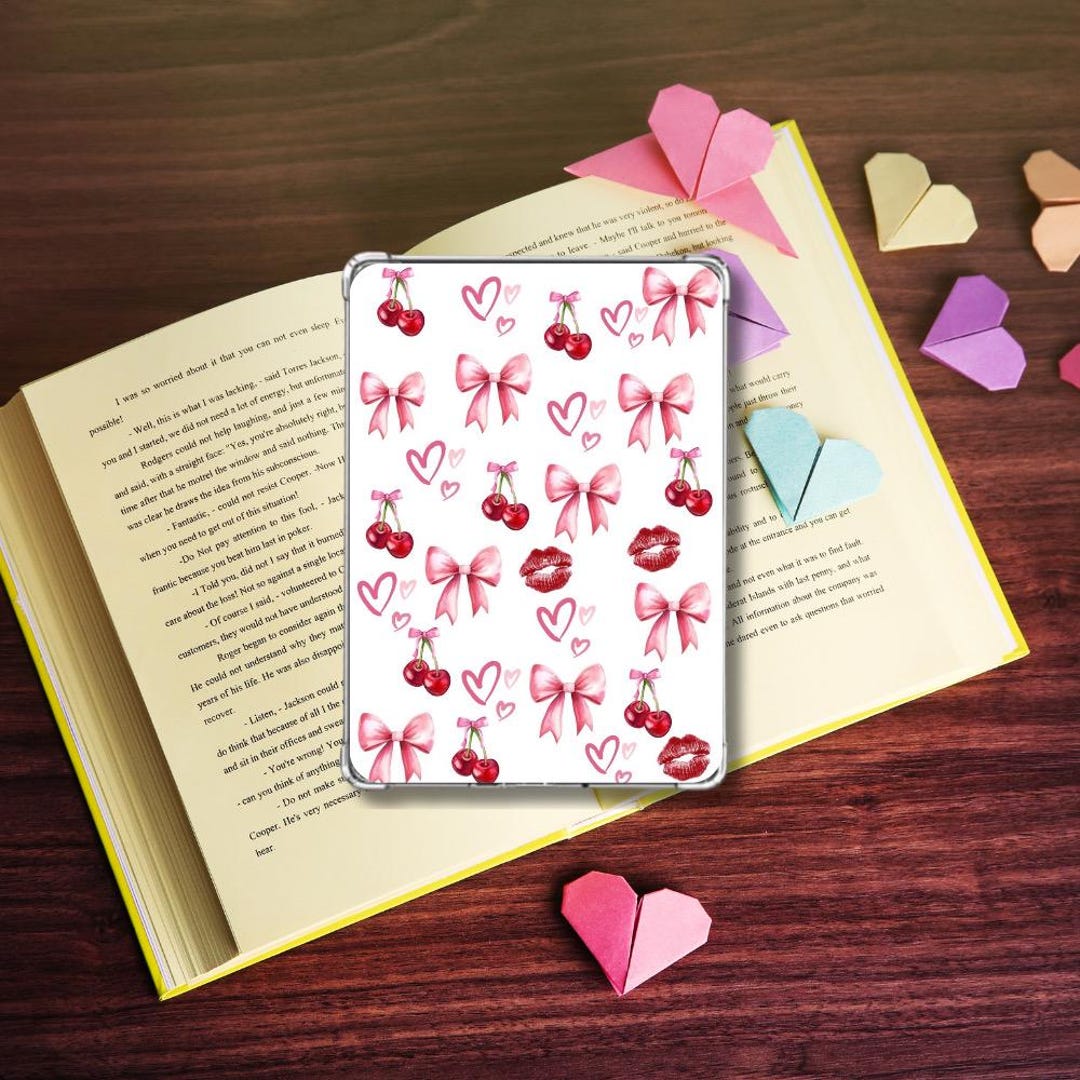 Cute Cardstock Kindle Case Insert, Paper Insert Clear Kindle Case ...