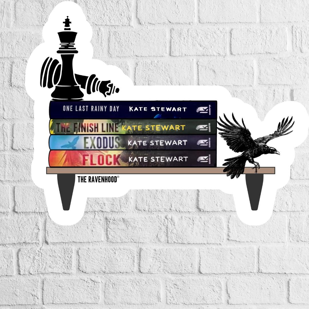 LICENSED Ravenhood Series Sticker|| Book Shelf Book Stack || Vinyl Smut ...