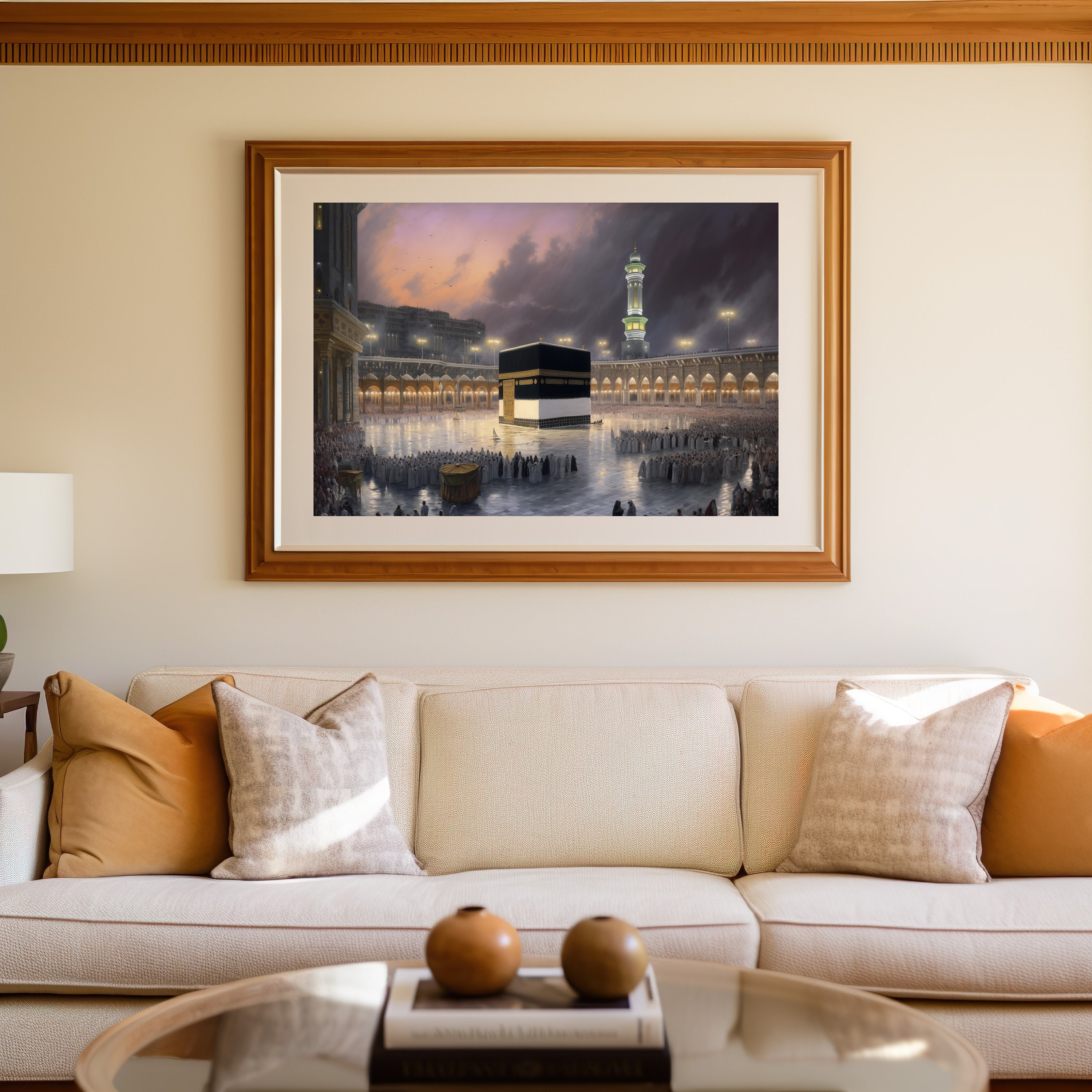 Printable Al-haram Mosque Art | Makkah Masjid Print | Digital Download ...