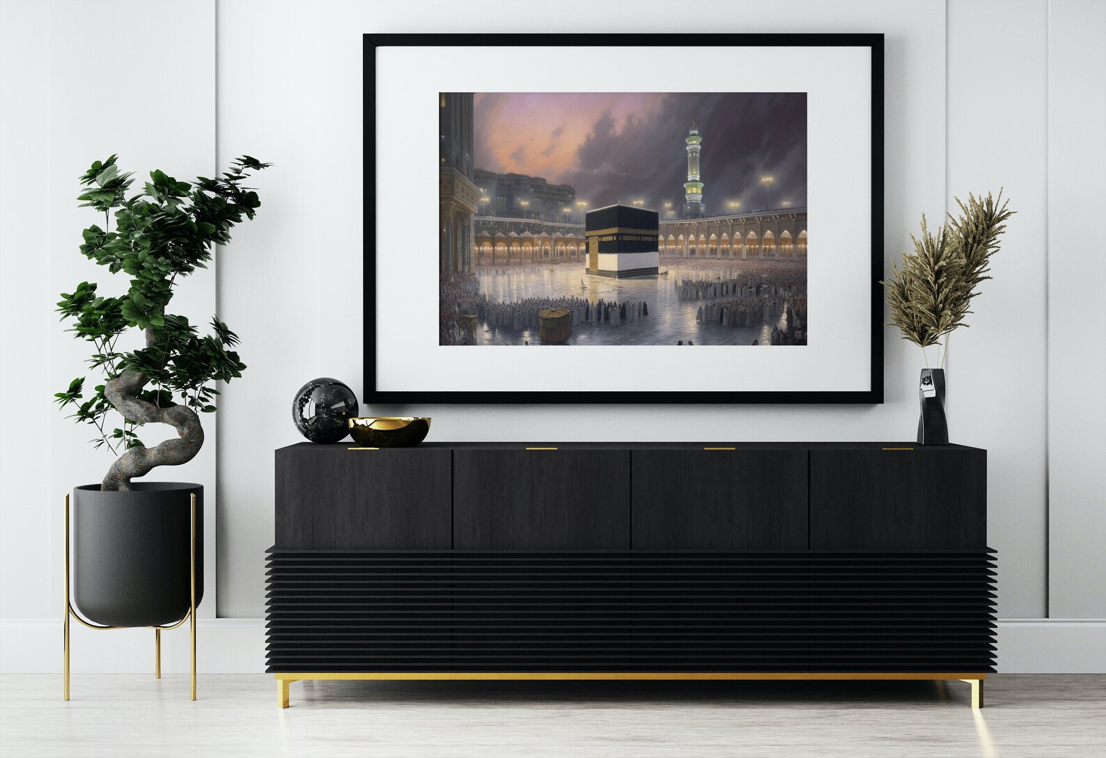 Printable Al-haram Mosque Art | Makkah Masjid Print | Digital Download ...