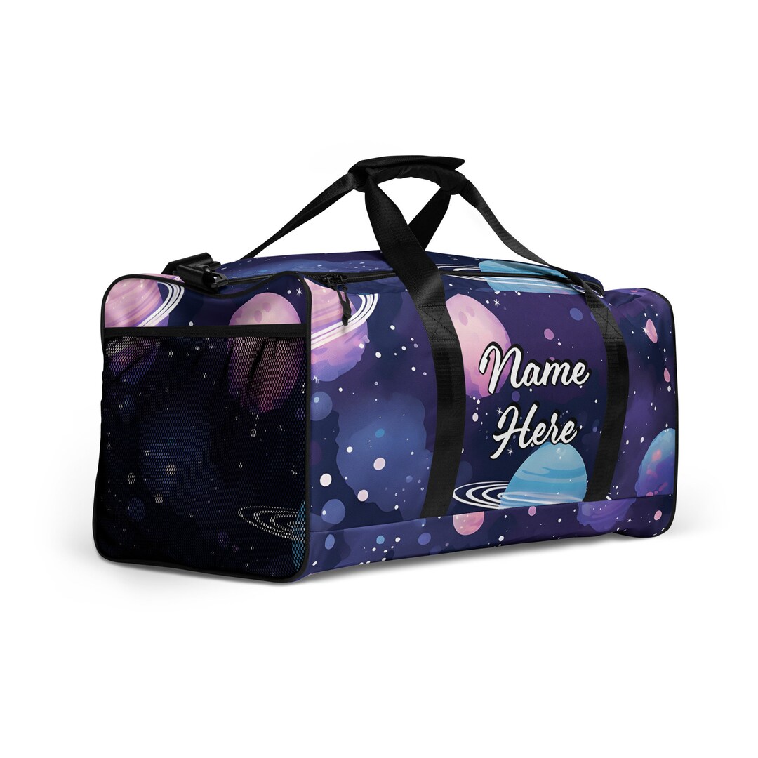 Personalized Galaxy Duffle Bag, Custom Space Gym Bag, Starry Night Bag ...