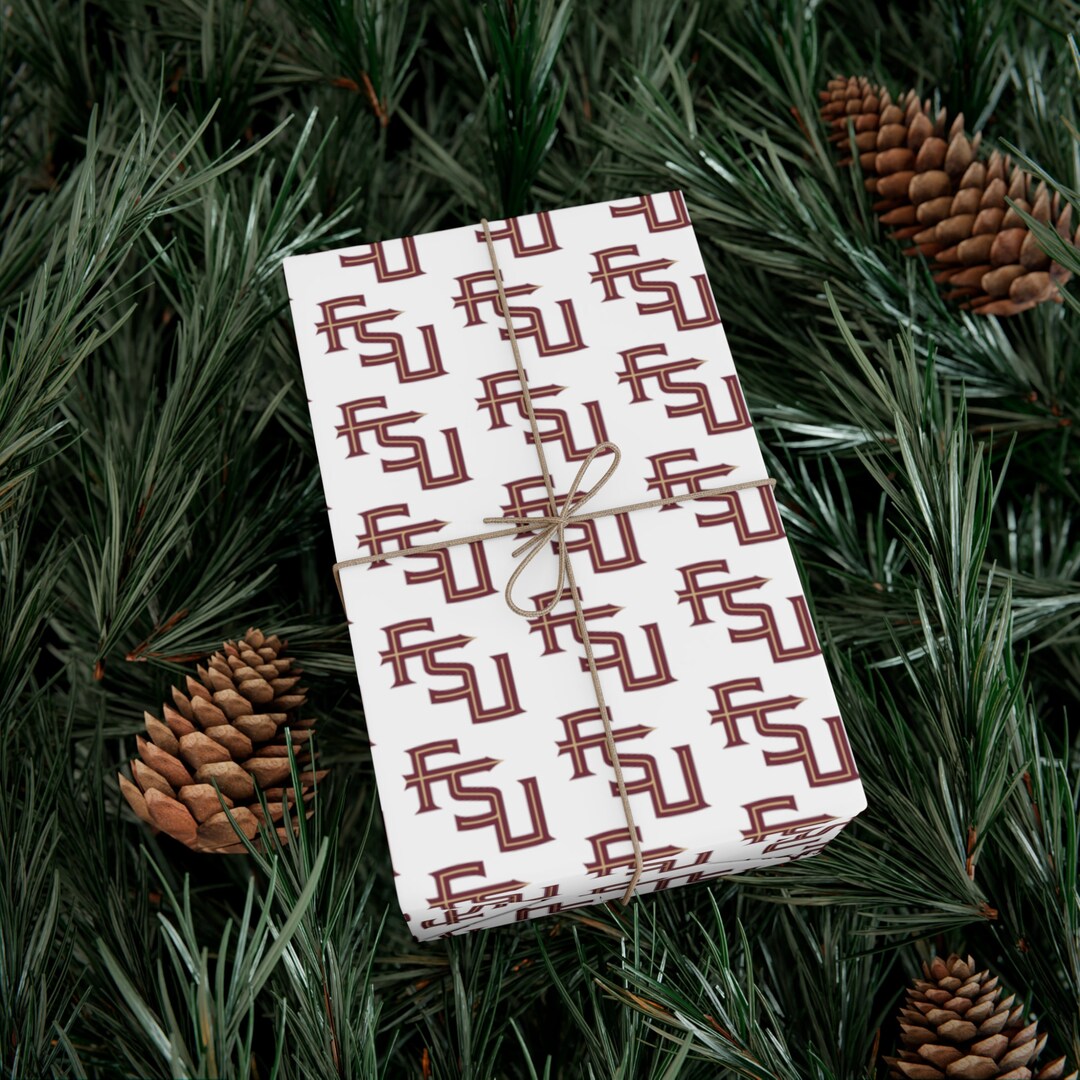 Florida State White Wrapping Paper - Etsy