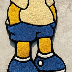 Cartoon Custom Rug / Tufted Rug /birthday Gift / Decor for Living Room ...
