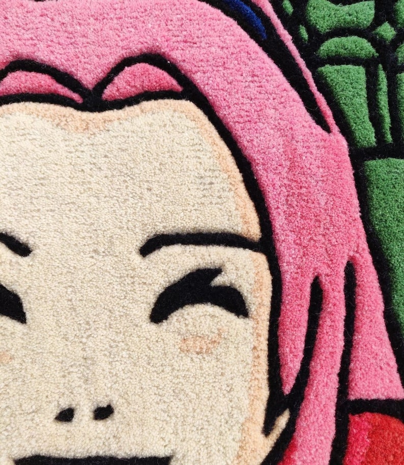 Anime Custom Rug / Handmade Tufted Rug for Anime Fans and Gamers ...