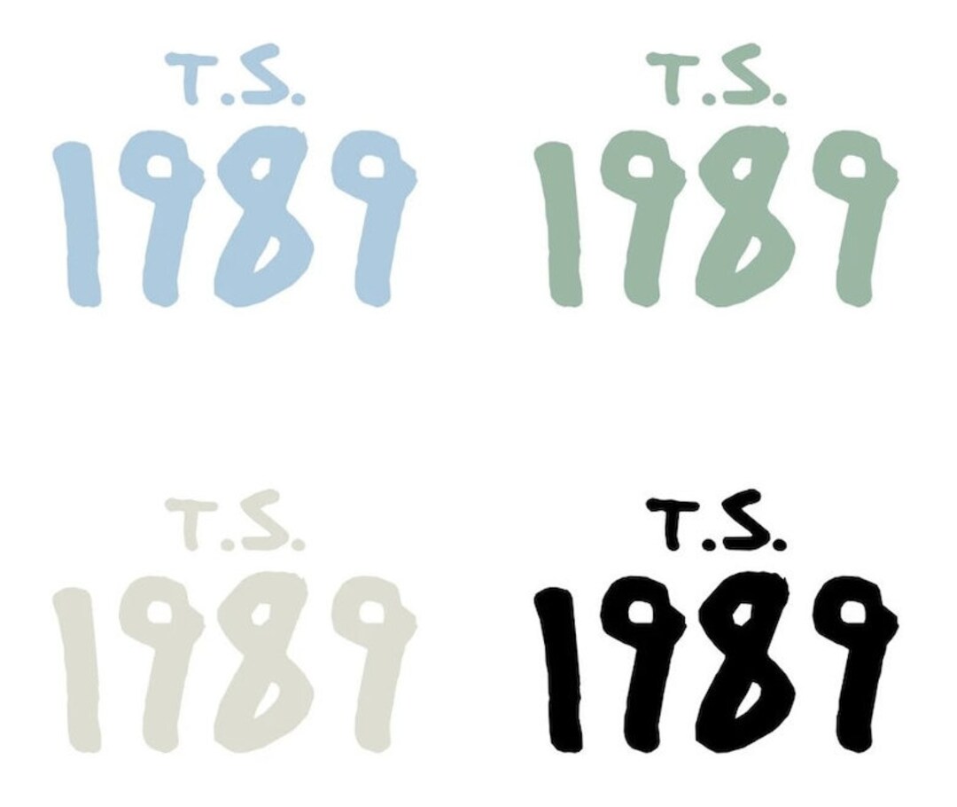 1989 Taylor Swift, Taylor's Version Logo PNG, 1989 TV PNG, 1989 Png ...