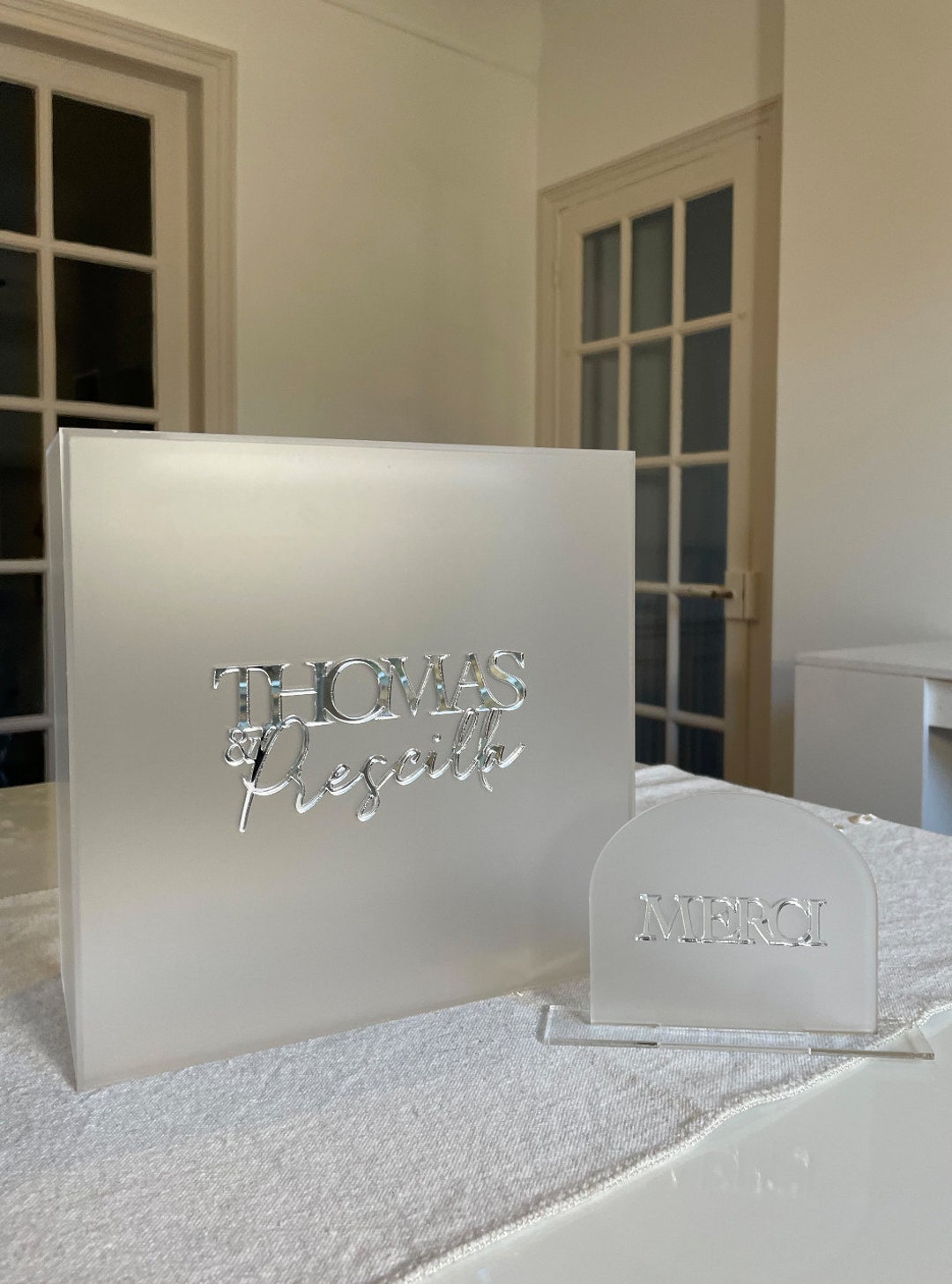 PACK Urn Matching thank You Sign Personalized for Weddings and Events ...