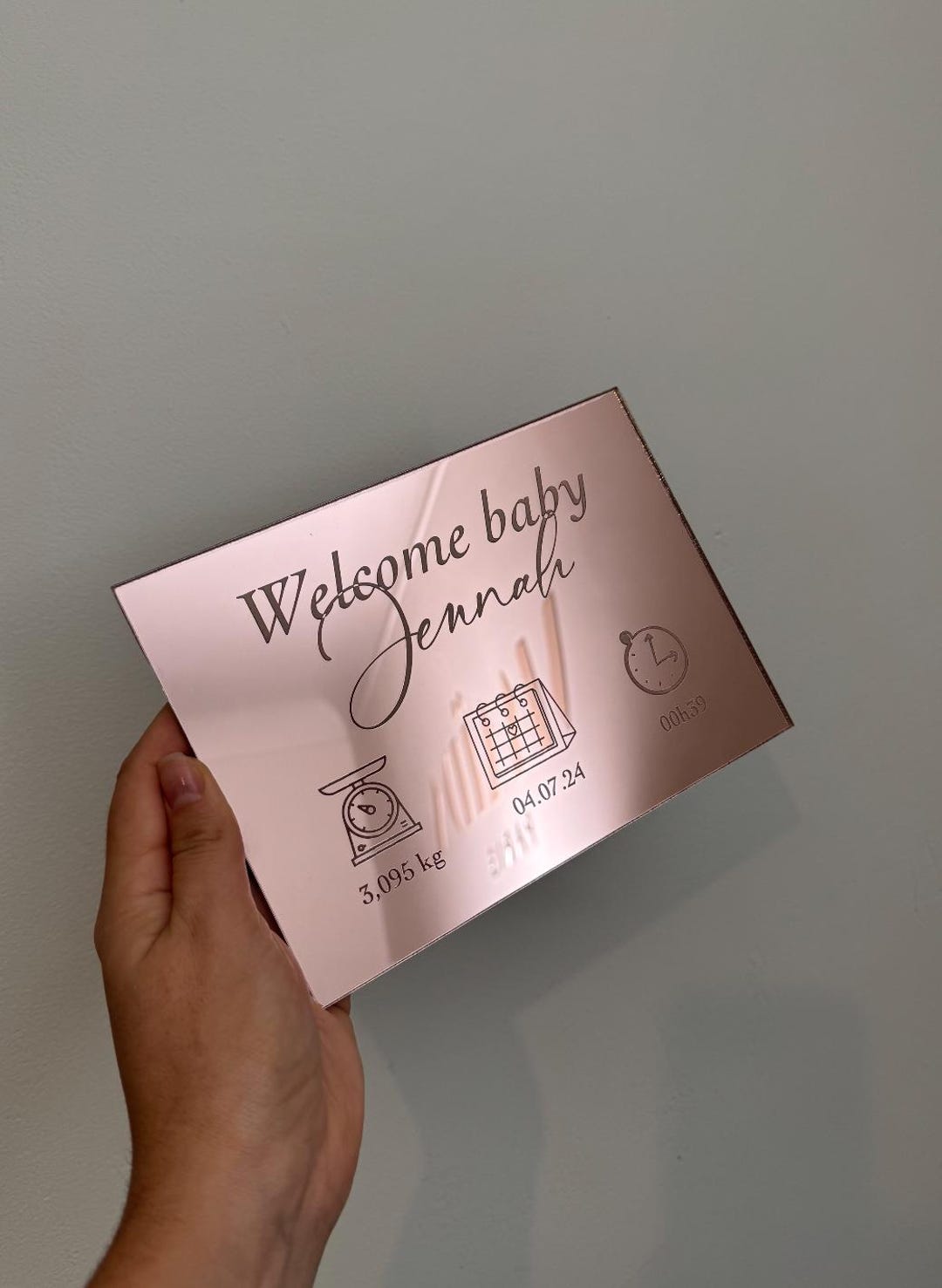 Welcome Sign for Birth/baby - Etsy