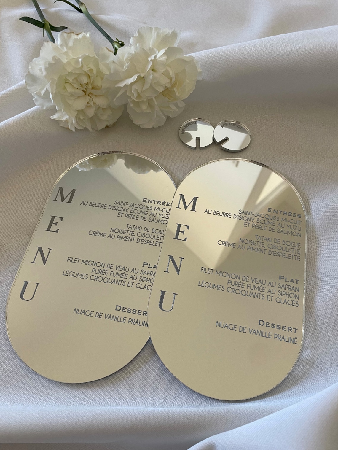 Personalized Engraved Oval Menu plexi or Wood - Etsy