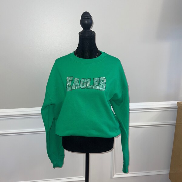 Philadelphia Eagles Rhinestone Womens Shirt - Etsy