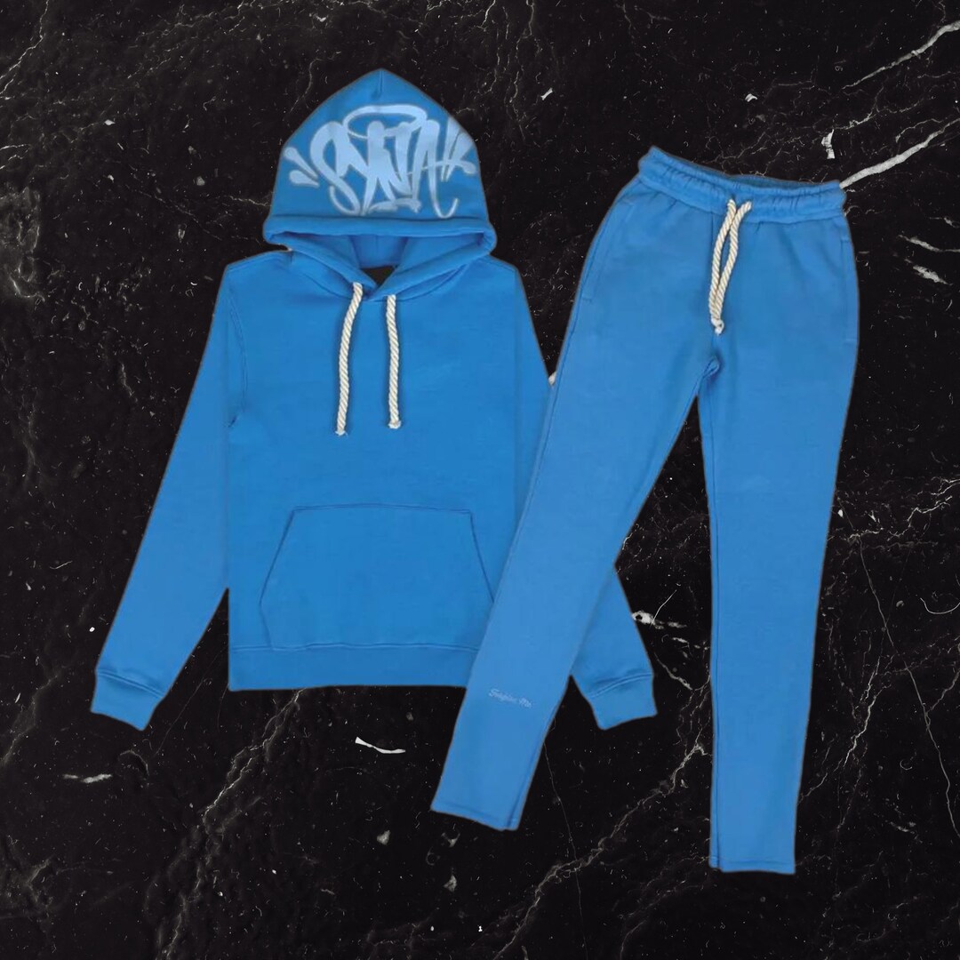 SYNAWORLD Syna Logo Tracksuit Blue SYNA WORLD Tracksuit Blue - Etsy