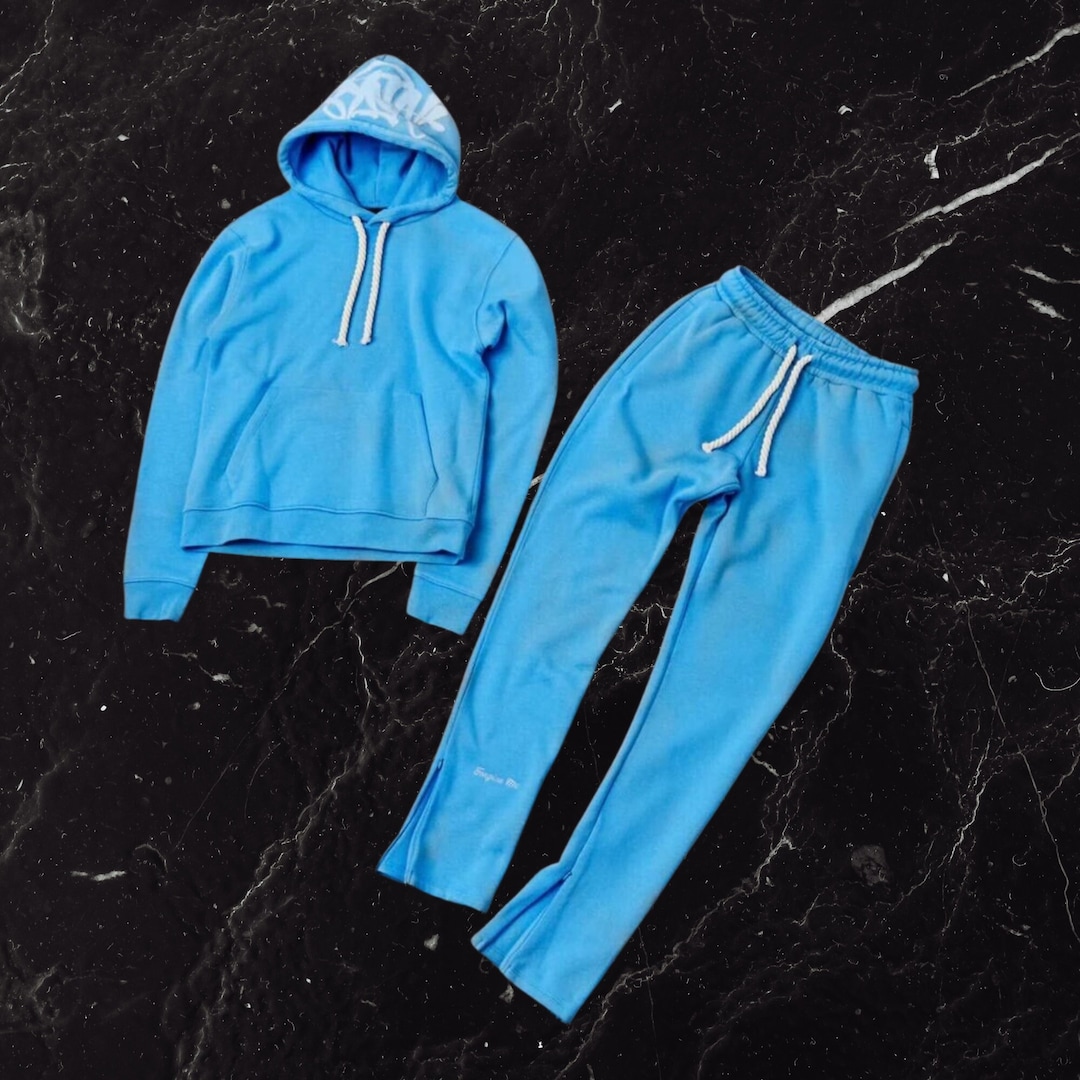 SYNA WORLD Tracksuit Blue SYNAWORLD Syna Logo Tracksuit Blue - Etsy