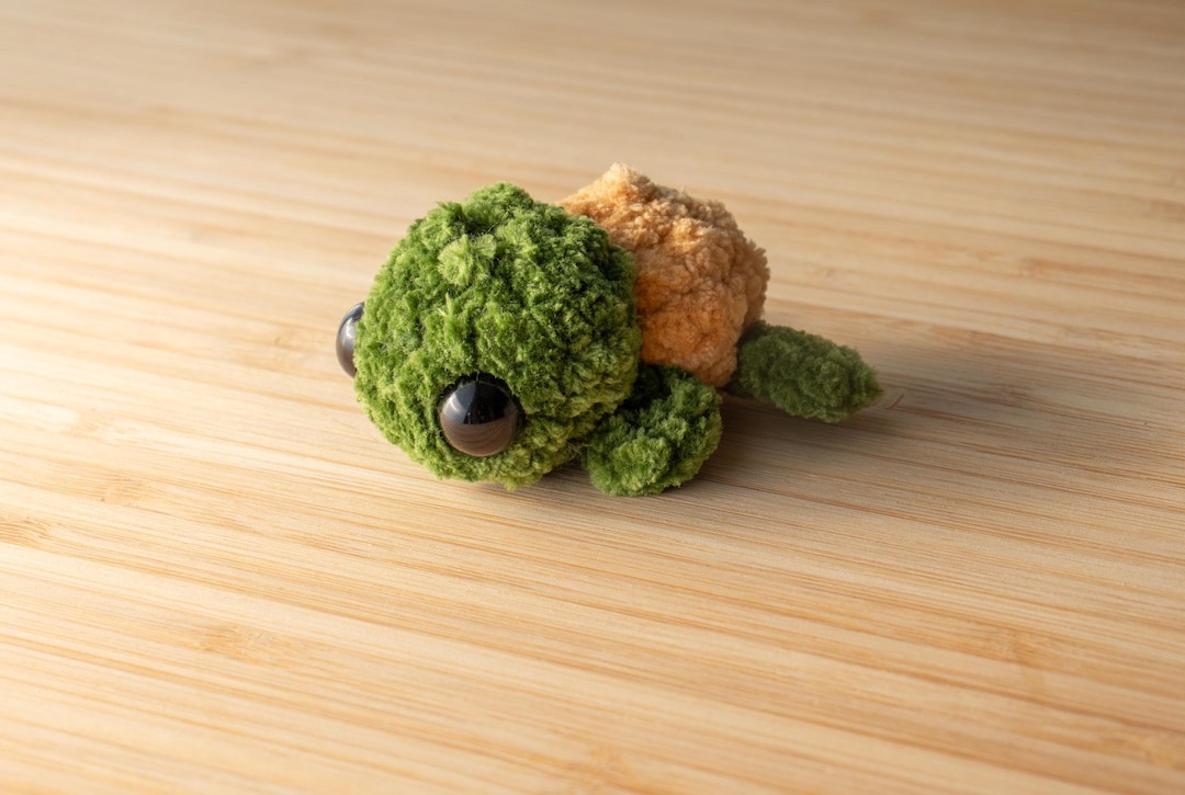 Crochet Mini Turtle Plushie | Soft Feel Handmade Plush | Multiple ...