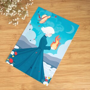 Sophie & Calcifer Digital Artwork | Howl’s Moving Castle | PNG High ...