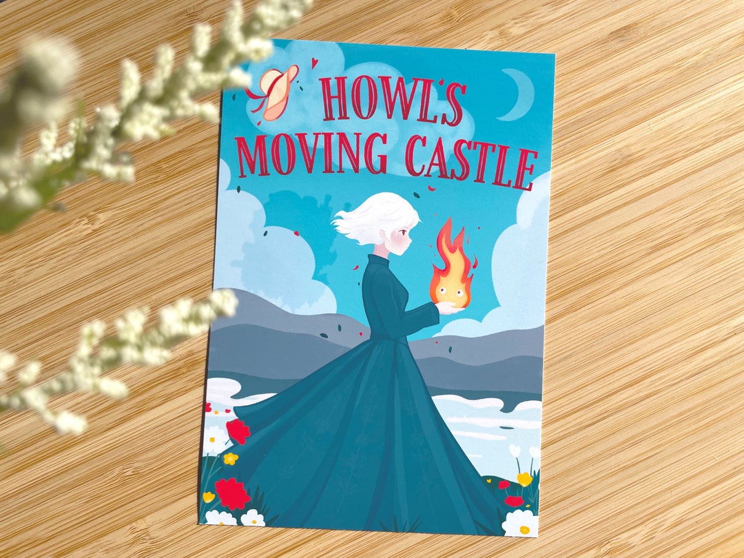 Sophie Hatter & Calcifer Art Print | Howl’s Moving Castle | Book Art ...
