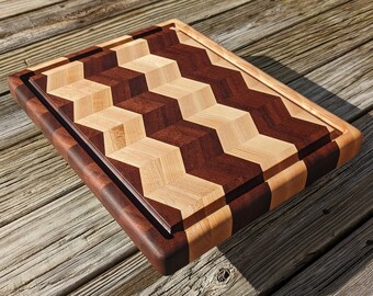 Chevron Cutting Board - Etsy