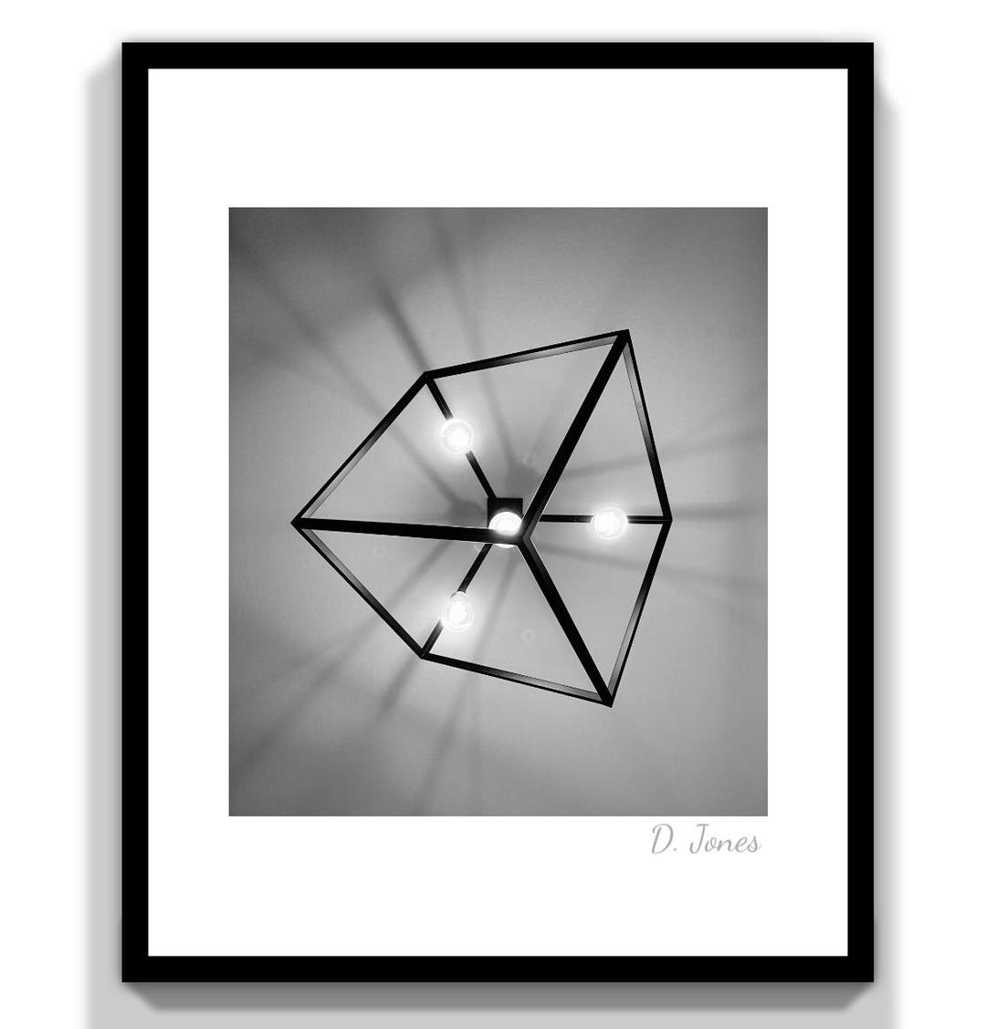 Las Vegas, Nevada ‘outside the Box’ Light Fixture Illusion Cube ...